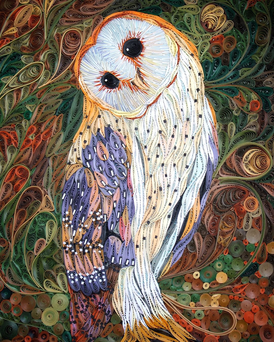 Artist Creates Handmade Illustrations Using Only Strips Of Paper ...