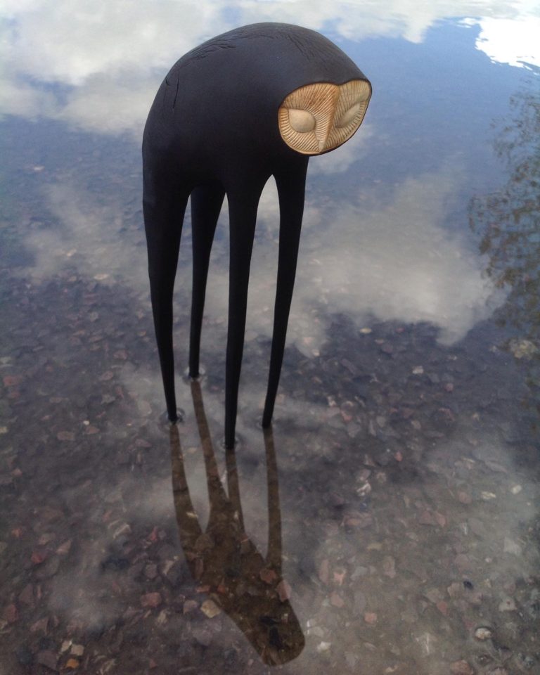 Artist Creates Magical Creatures With Long Limbs Made Out Of Oak Tree ...