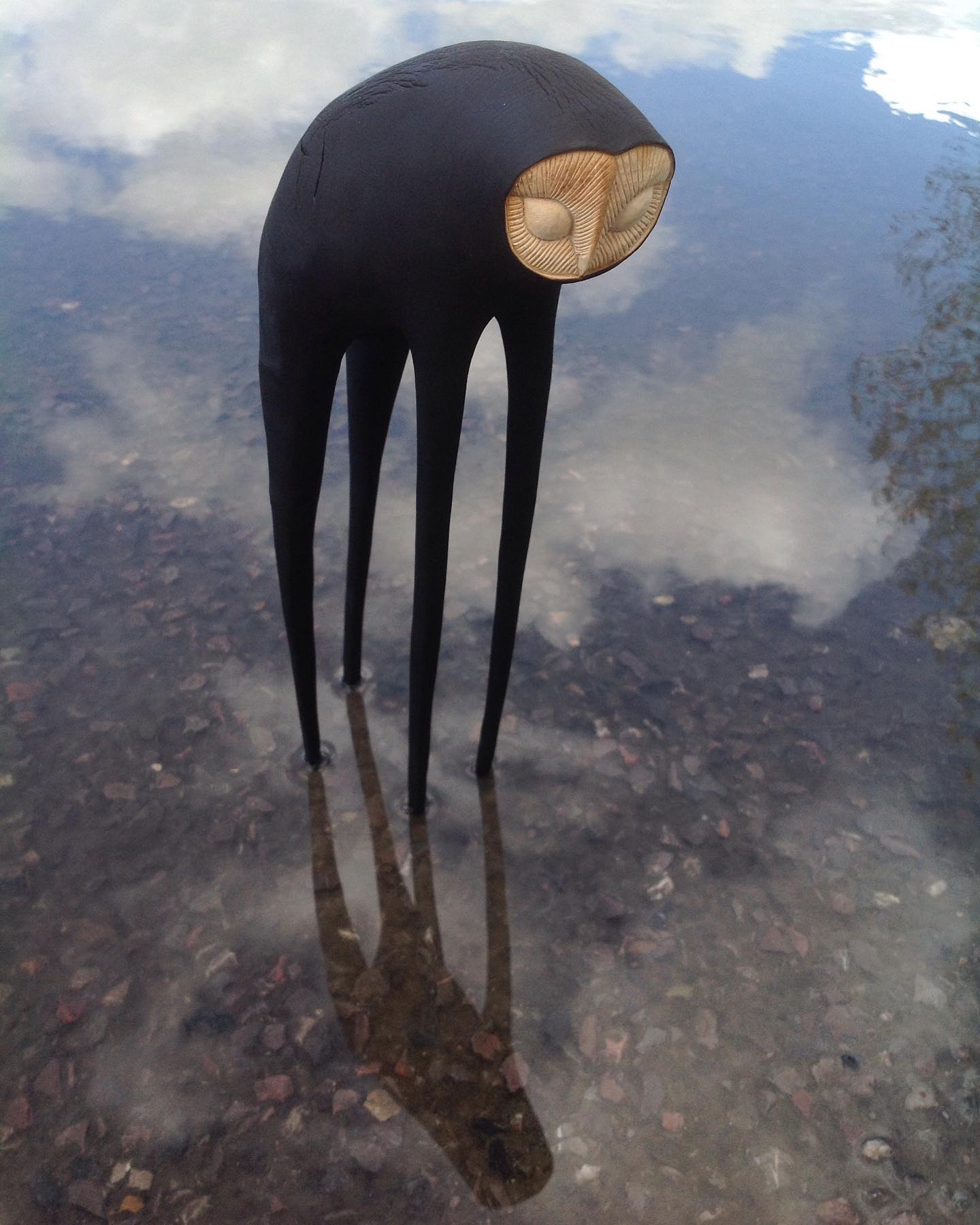 Artist Creates Magical Creatures With Long Limbs Made Out Of Oak Tree ...