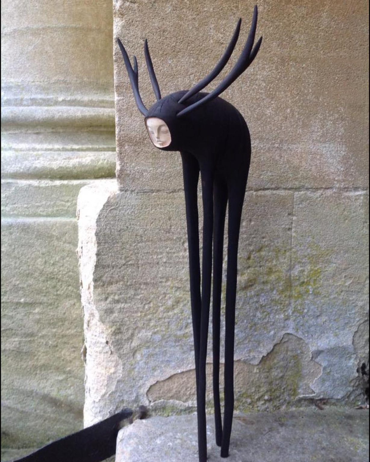 Artist Creates Magical Creatures With Long Limbs Made Out Of Oak Tree ...