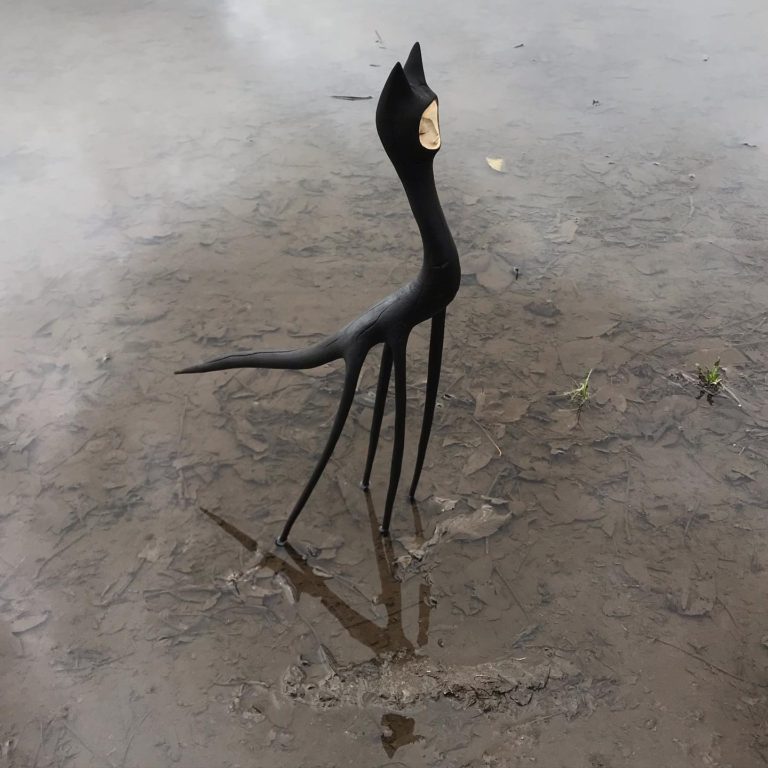 Artist Creates Magical Creatures With Long Limbs Made Out Of Oak Tree ...