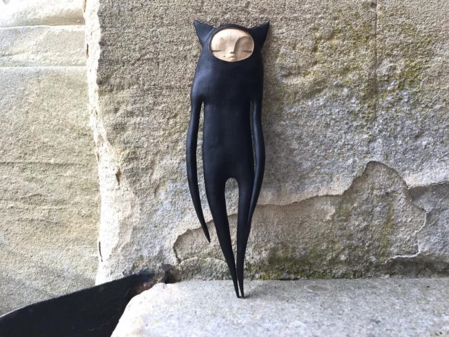 Artist Creates Magical Creatures With Long Limbs Made Out Of Oak Tree ...