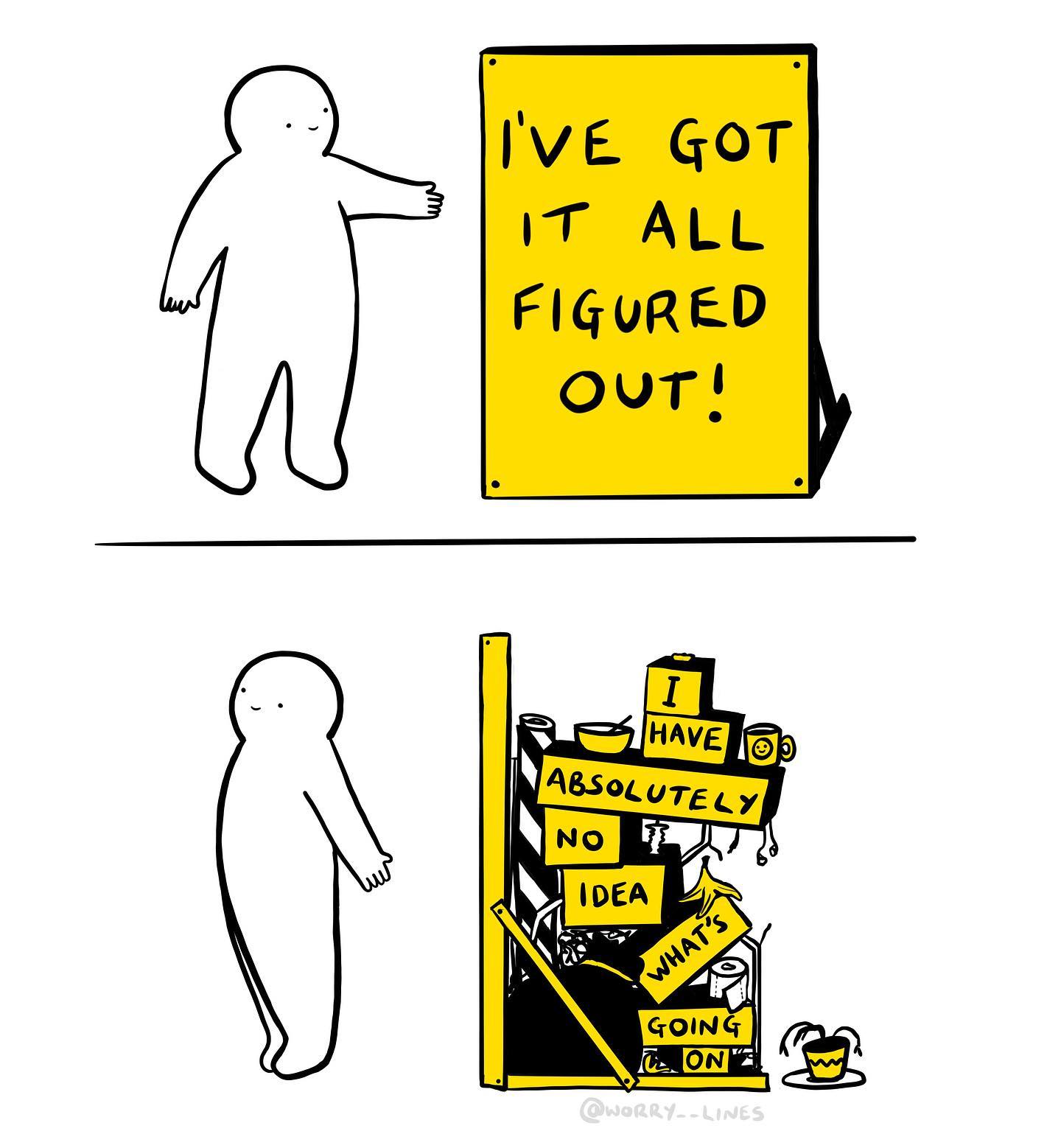 Mildly Uplifting Drawings by Worry Lines » Design You Trust — Design ...