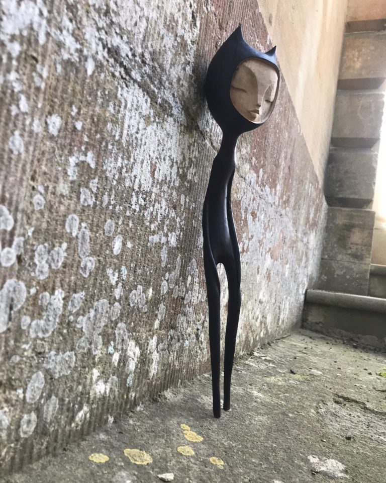 Artist Creates Magical Creatures With Long Limbs Made Out Of Oak Tree ...