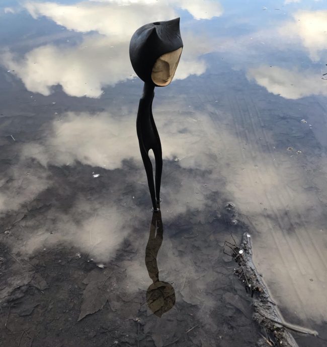 Artist Creates Magical Creatures With Long Limbs Made Out Of Oak Tree ...