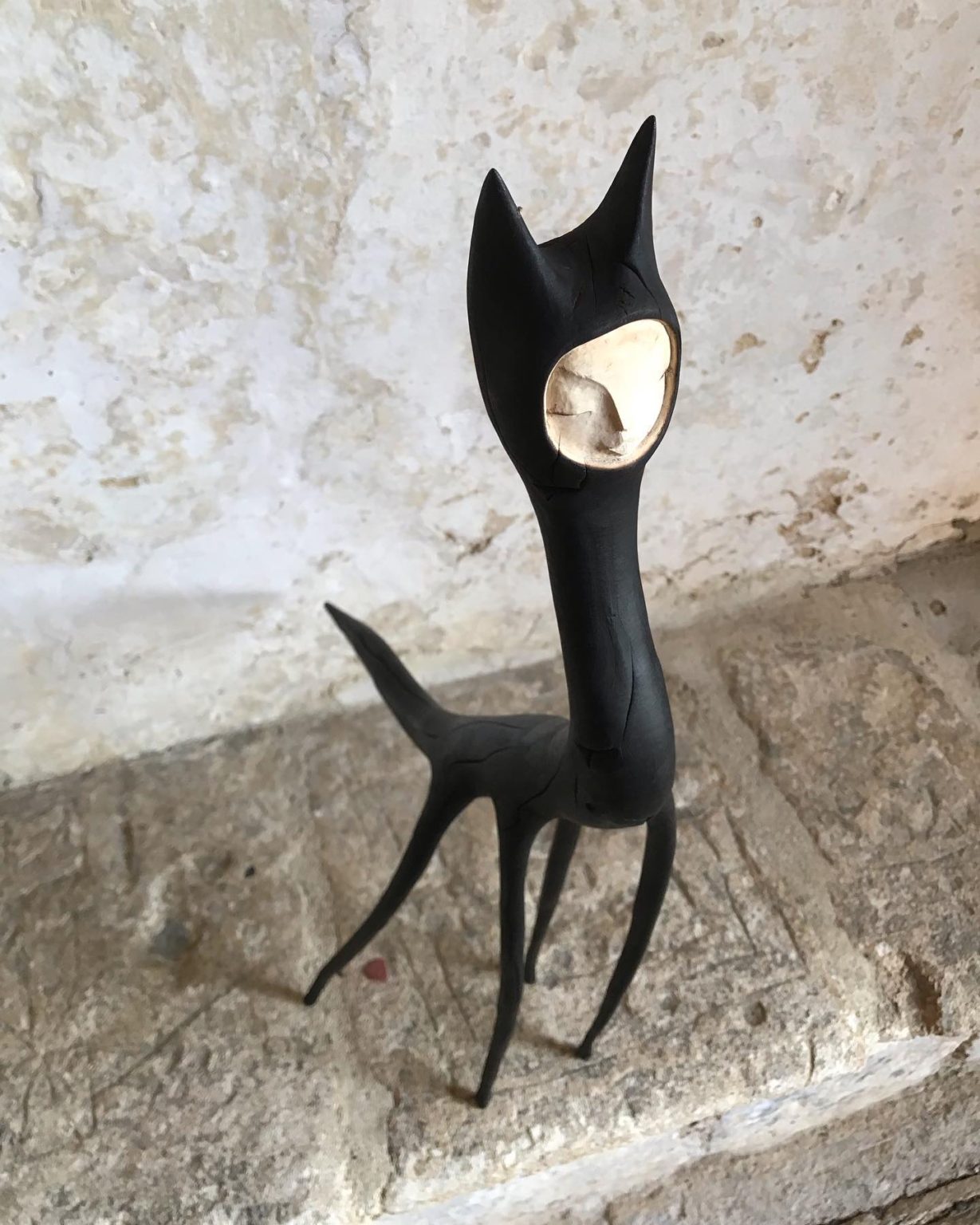 Artist Creates Magical Creatures With Long Limbs Made Out Of Oak Tree ...