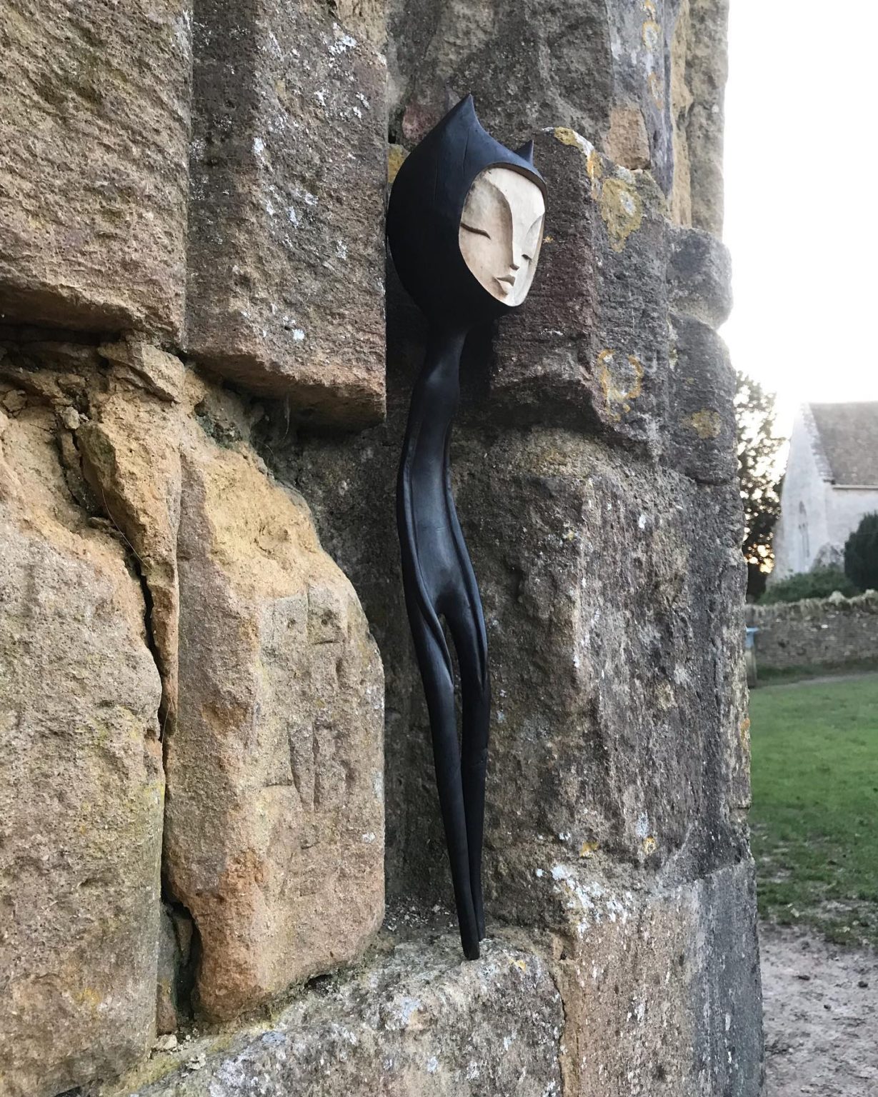 Artist Creates Magical Creatures With Long Limbs Made Out Of Oak Tree ...