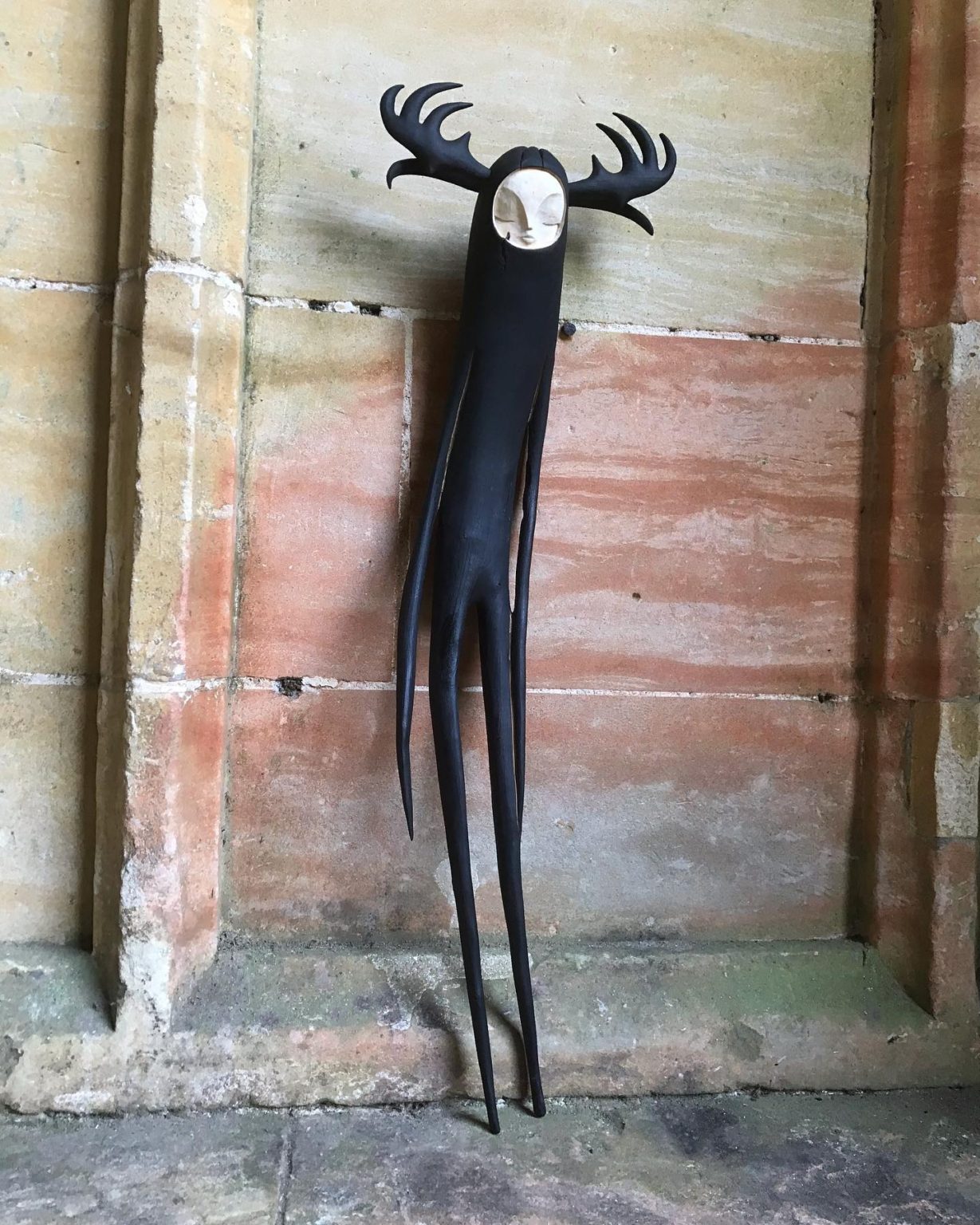 Artist Creates Magical Creatures With Long Limbs Made Out Of Oak Tree ...