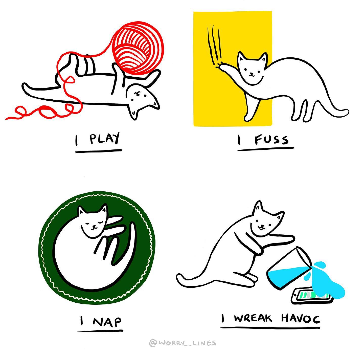 Mildly Uplifting Drawings by Worry Lines » Design You Trust — Design ...