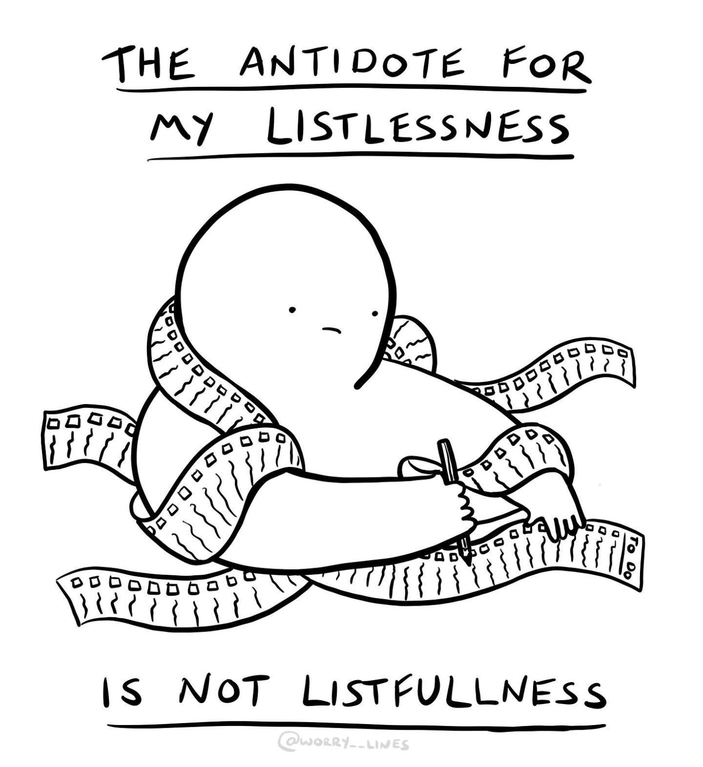 Mildly Uplifting Drawings by Worry Lines » Design You Trust — Design ...