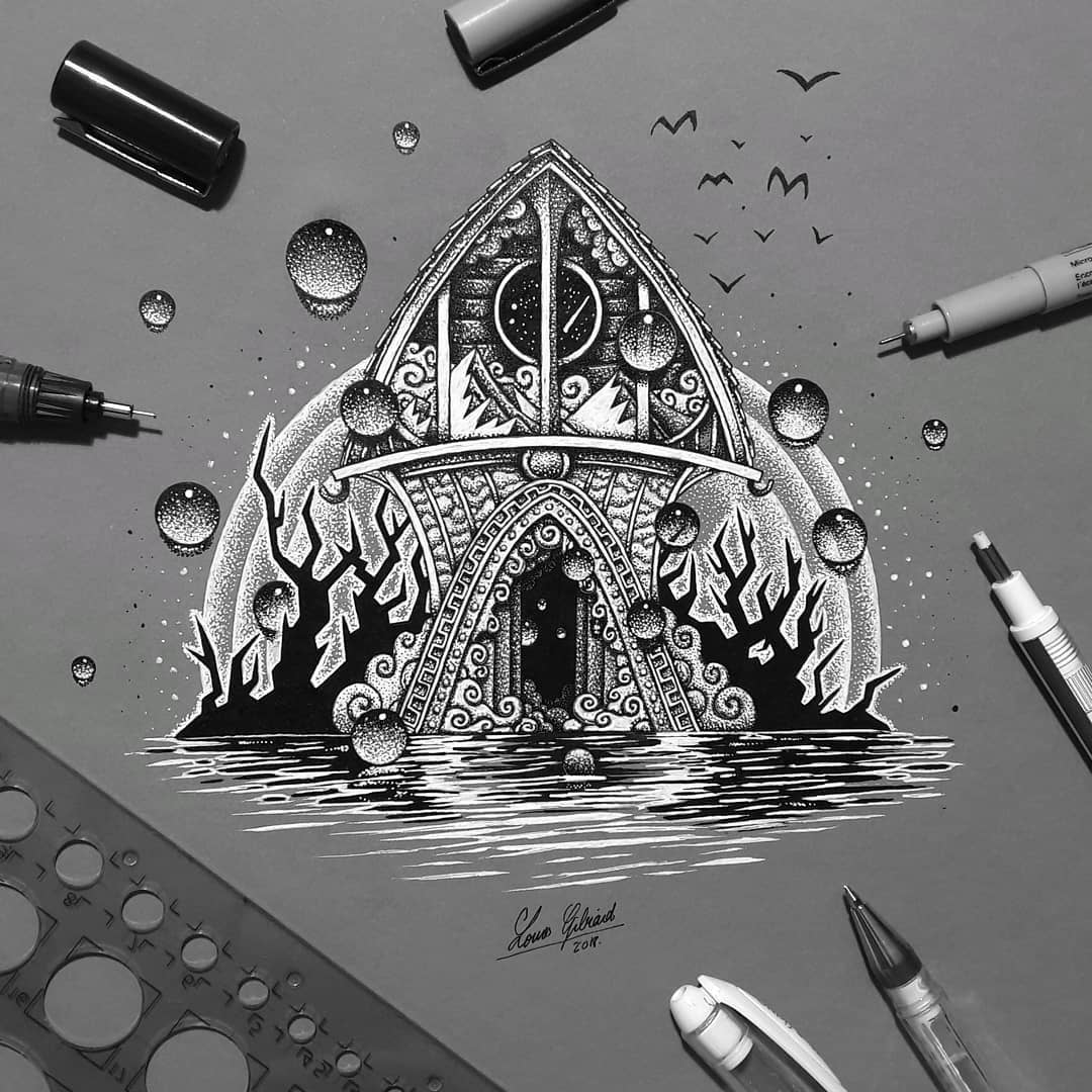 Artist Creates Beautiful Ballpoint Pen Illustrations » Design You Trust ...