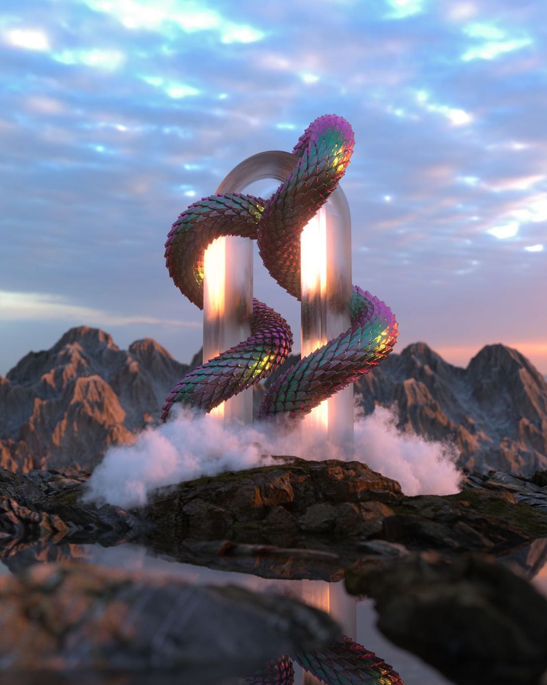 Solarium: The 3D Surreal Scapes of Dennis Fandango » Design You Trust ...