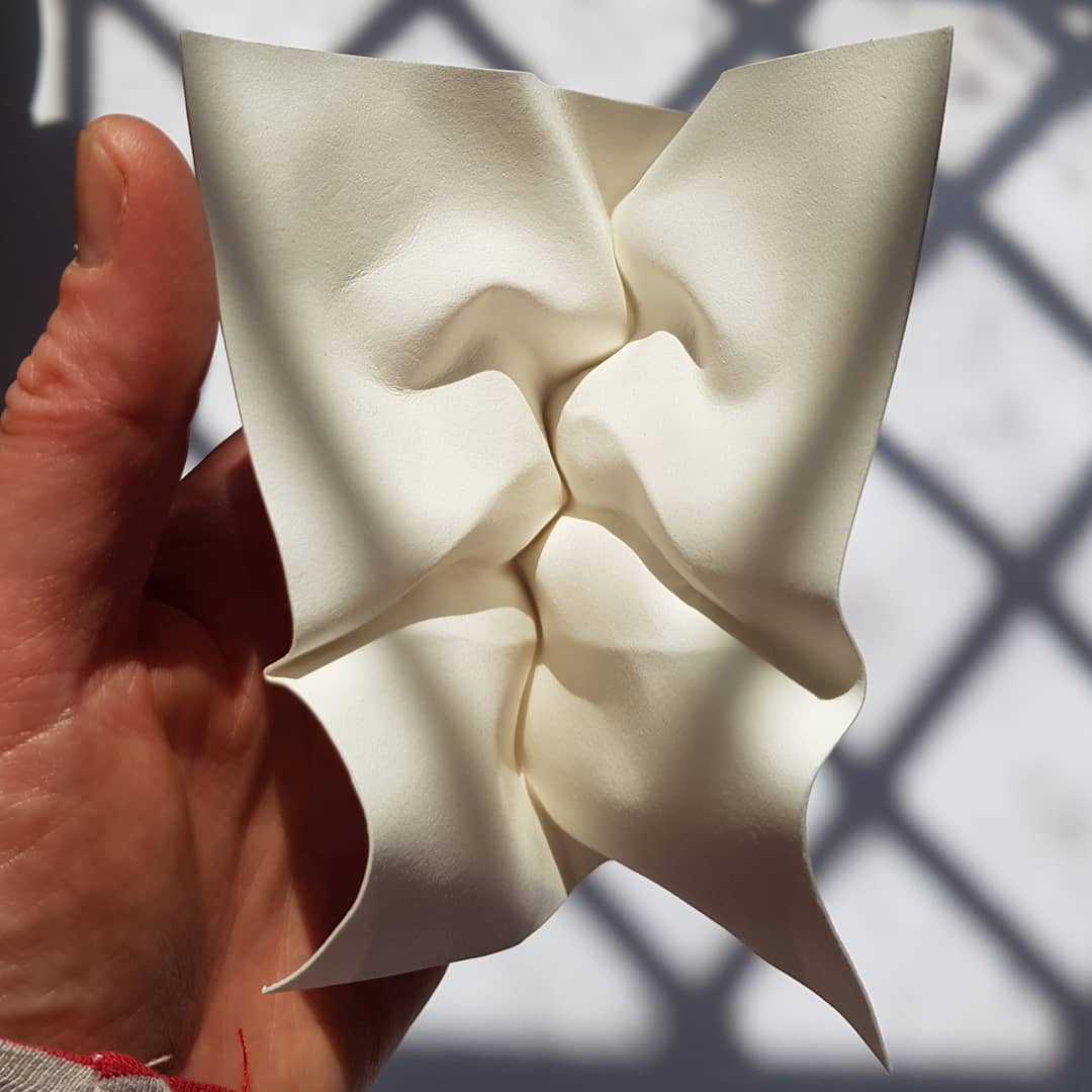 Artist Creates Incredible Facial Sculptures Made From Folded Paper ...