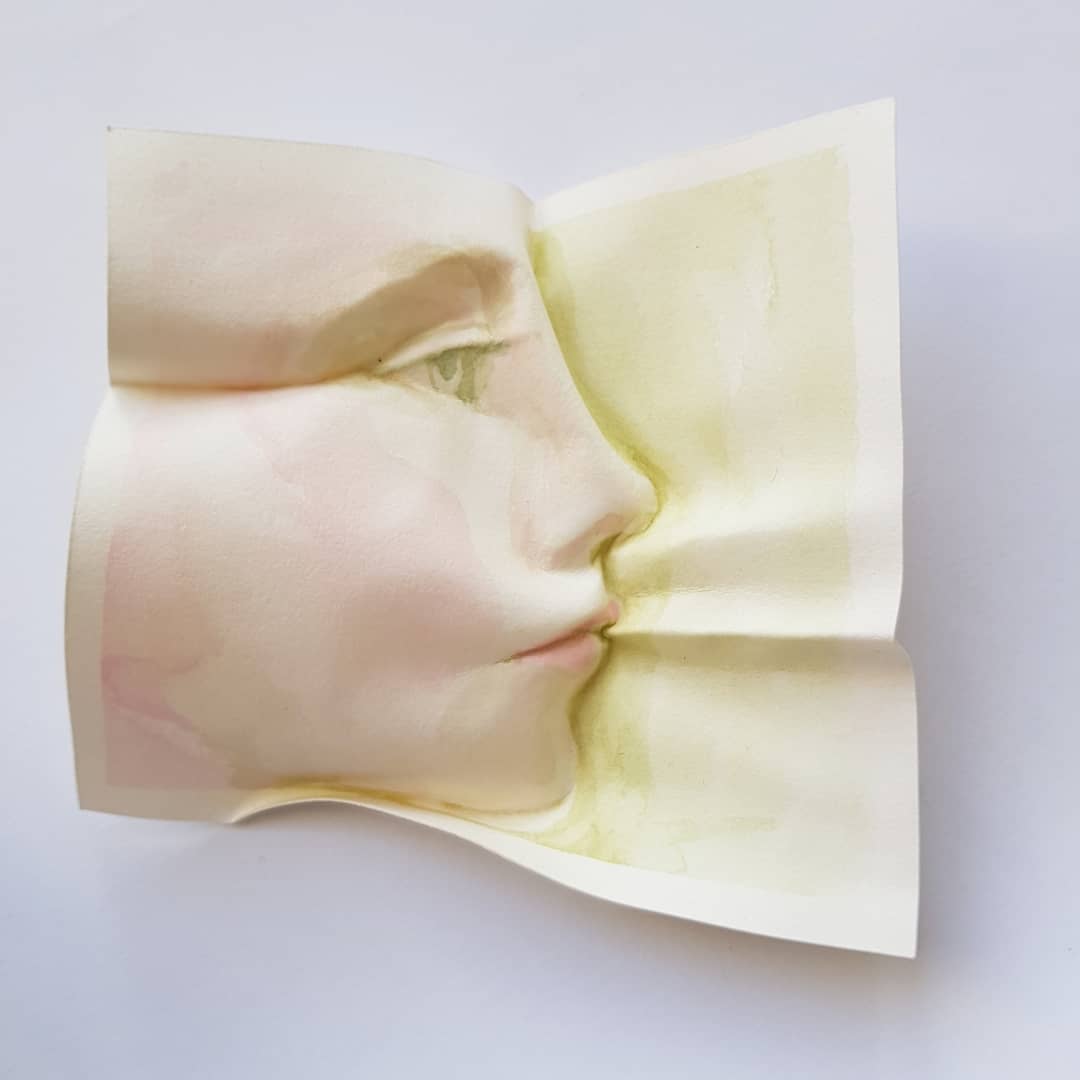Artist Creates Incredible Facial Sculptures Made From Folded Paper ...