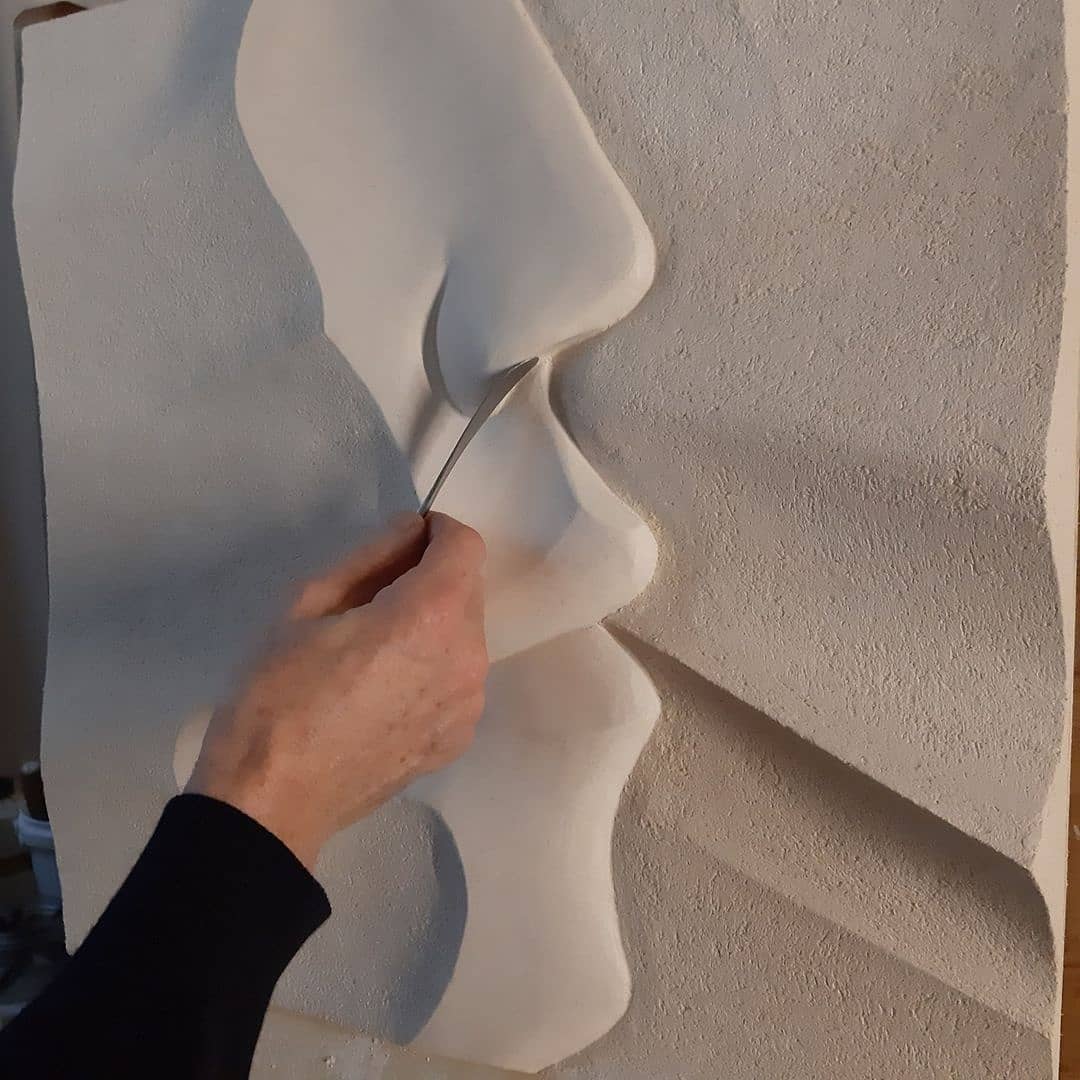 Artist Creates Incredible Facial Sculptures Made From Folded Paper ...