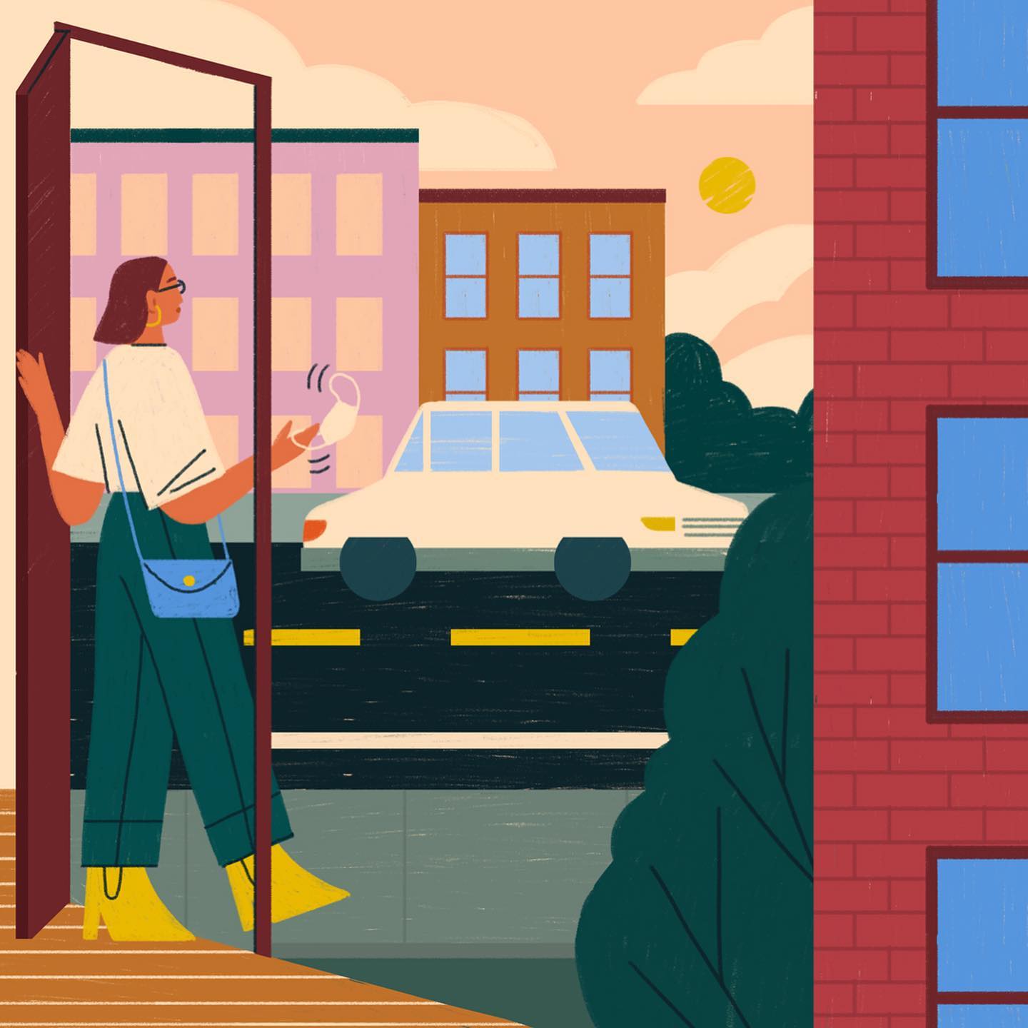 Simple yet Bold, Colourful Illustrations by Abbey Lossing » Design You ...