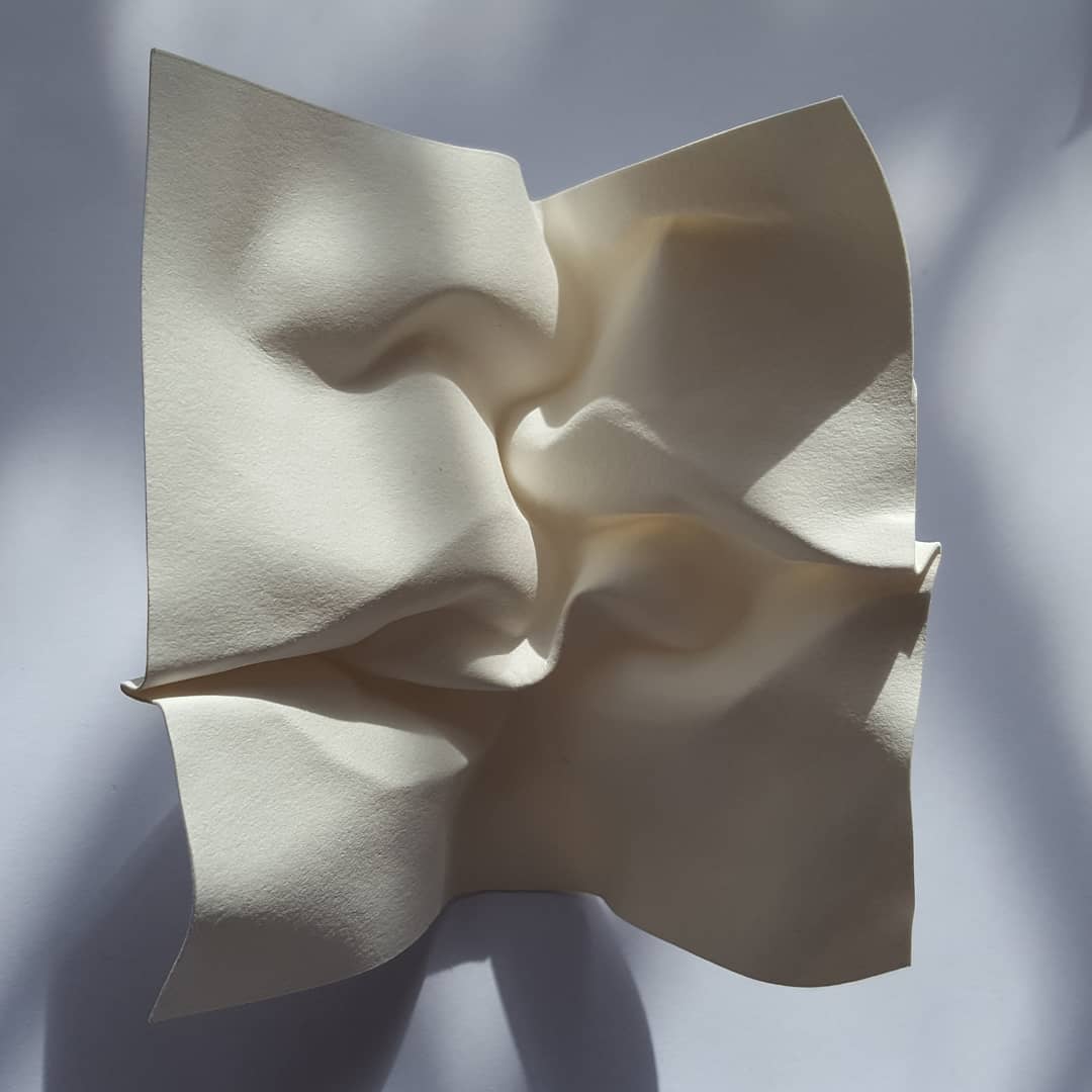 Artist Creates Incredible Facial Sculptures Made From Folded Paper ...