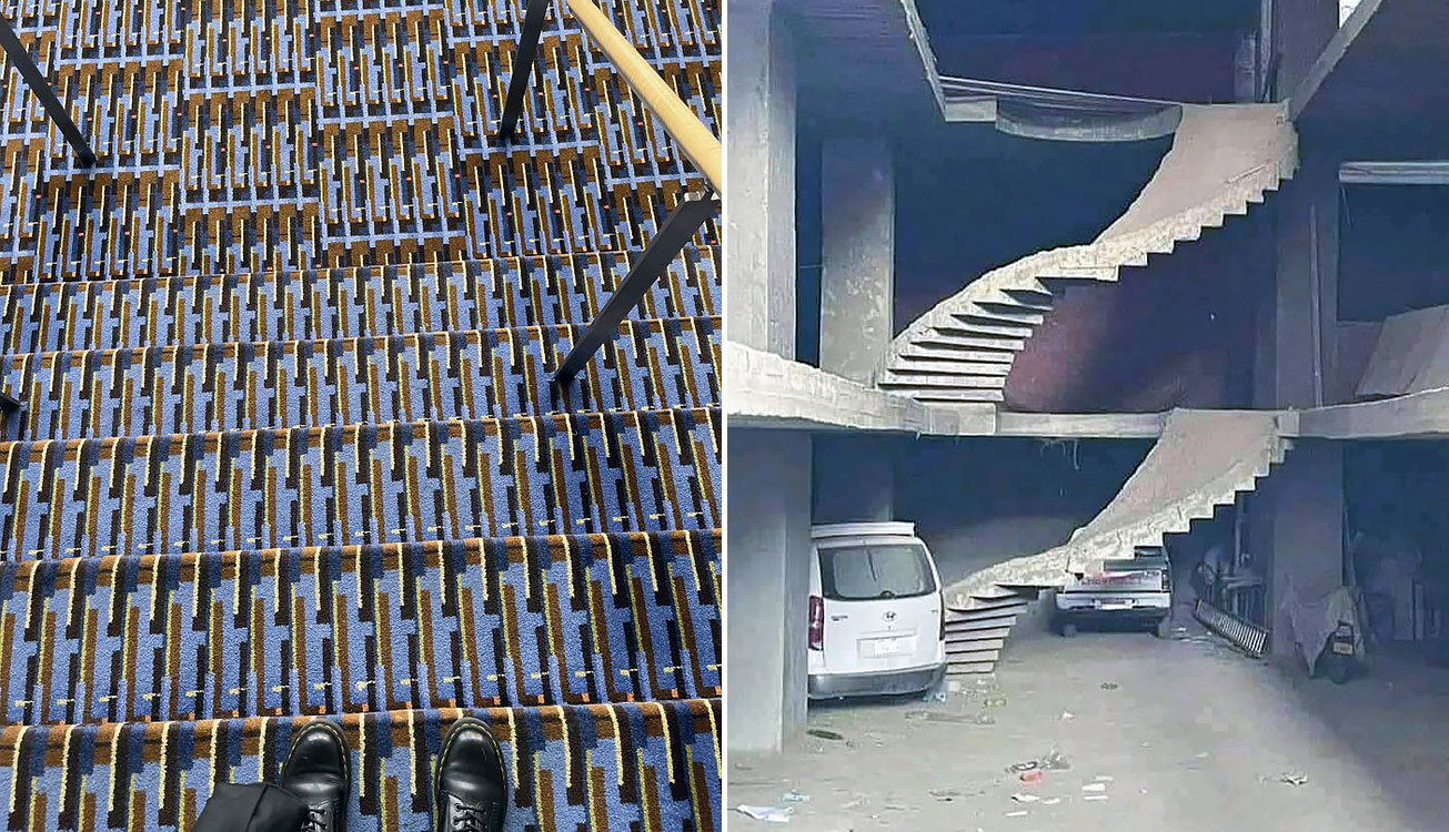 “Perfect” Examples Of Horribly-Designed Stairs » Design You Trust ...