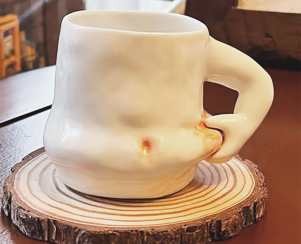 This Handmade Belly Fat Coffee Mug » Design You Trust — Design Daily ...