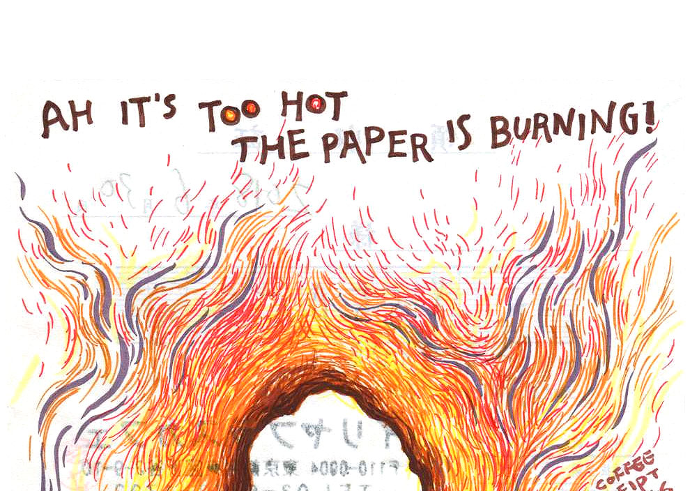 Designer Turns Mundane Life Into Graphic Stories on The Back of Coffee ...