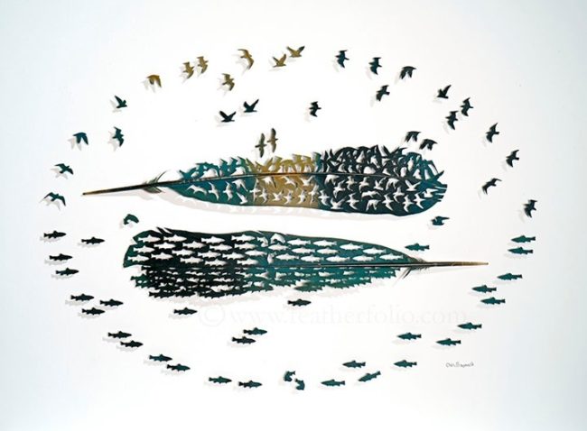 Incredible Feather Artworks by Chris Maynard » Design You Trust ...