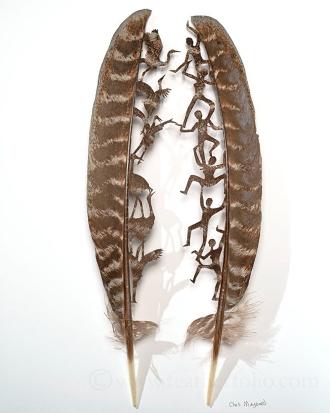 Incredible Feather Artworks by Chris Maynard » Design You Trust ...