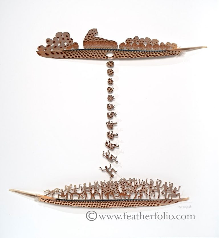 Incredible Feather Artworks by Chris Maynard » Design You Trust ...