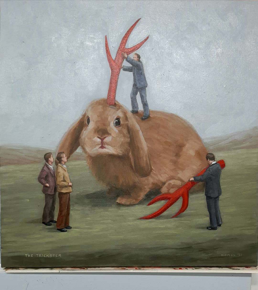 Canadian Artist Creates Humorous And Satirical Oil Paintings » Design ...