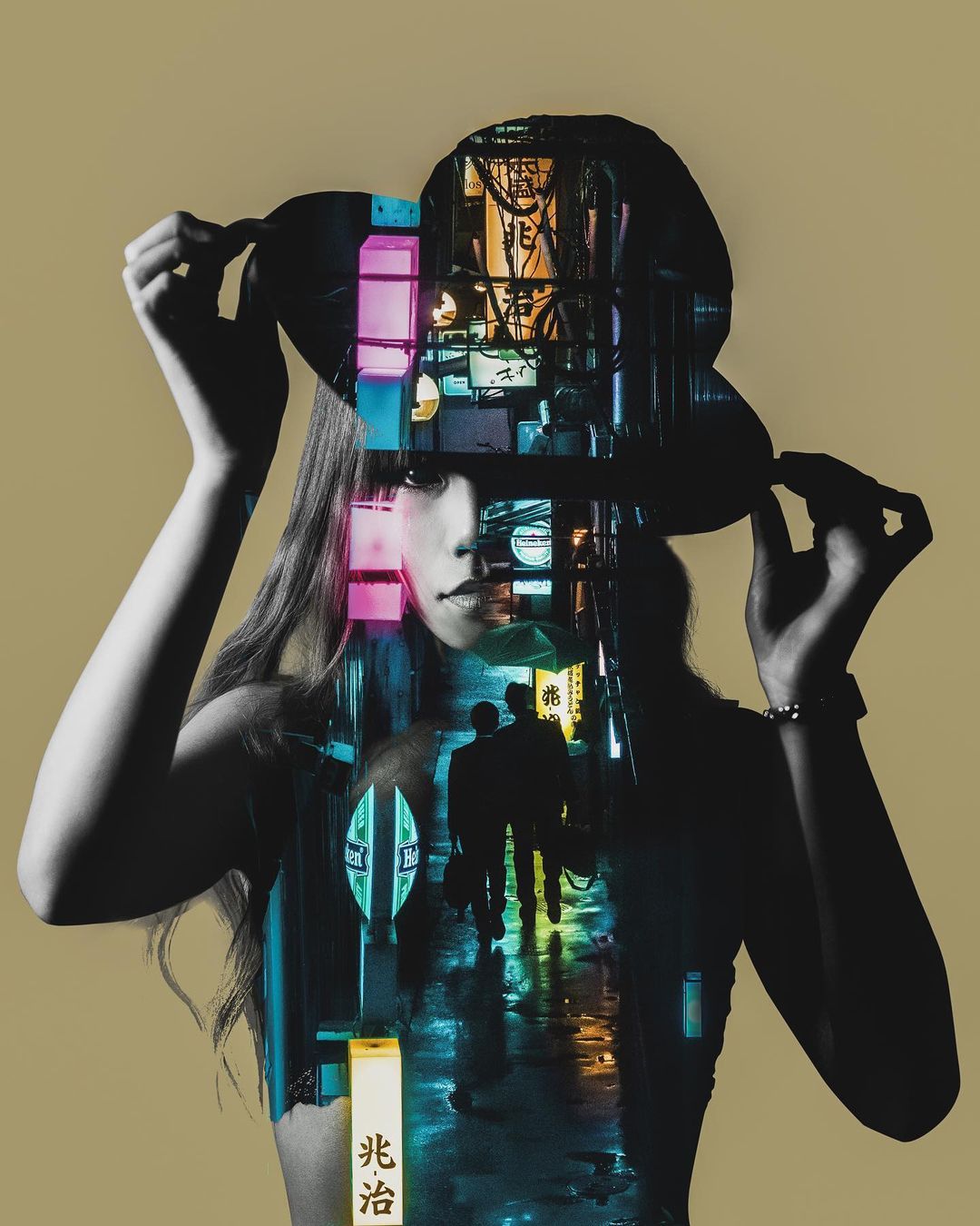 New Past: Impressive Double Exposure Portraits by Omi Kim » Design You ...