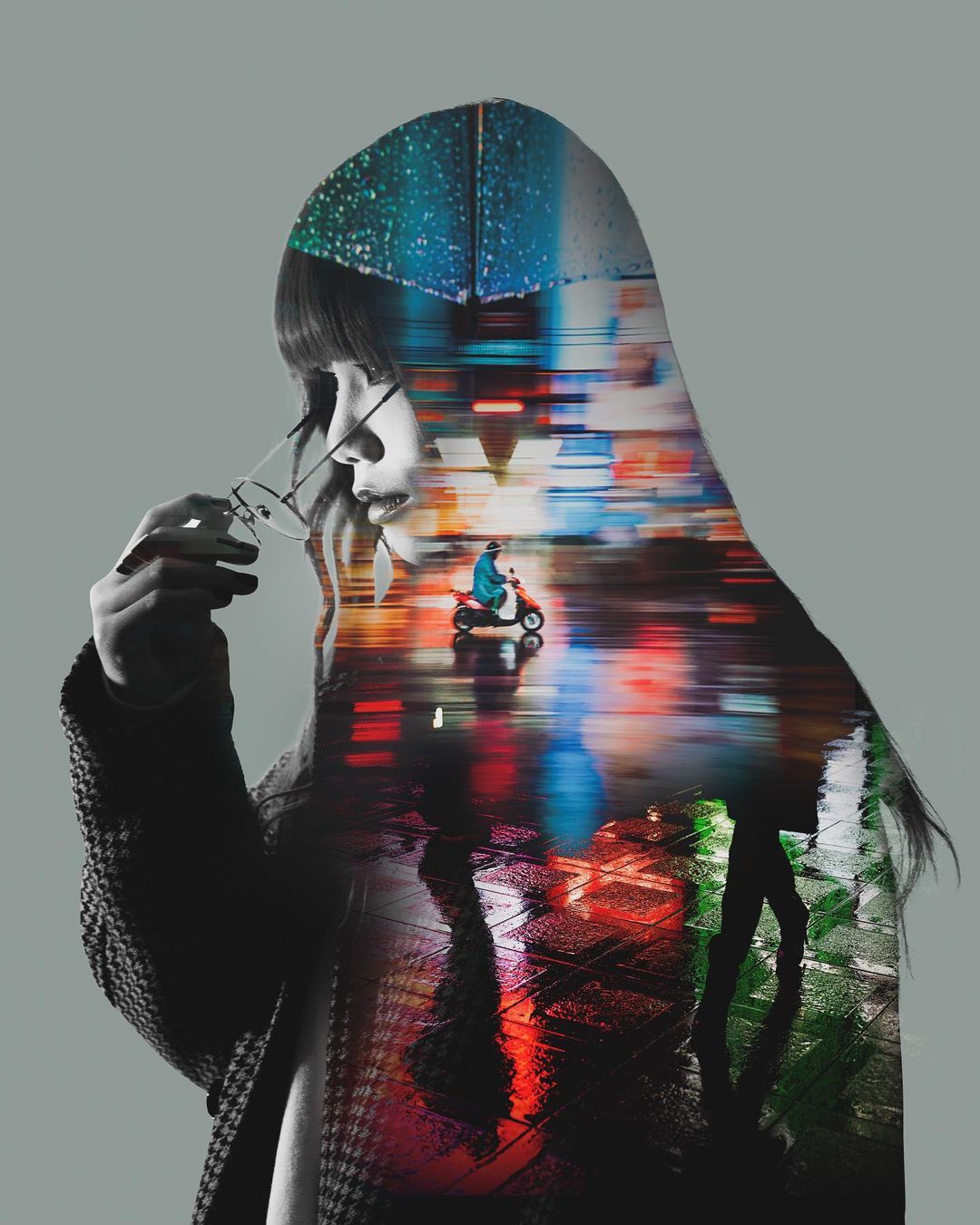 New Past: Impressive Double Exposure Portraits by Omi Kim » Design You ...