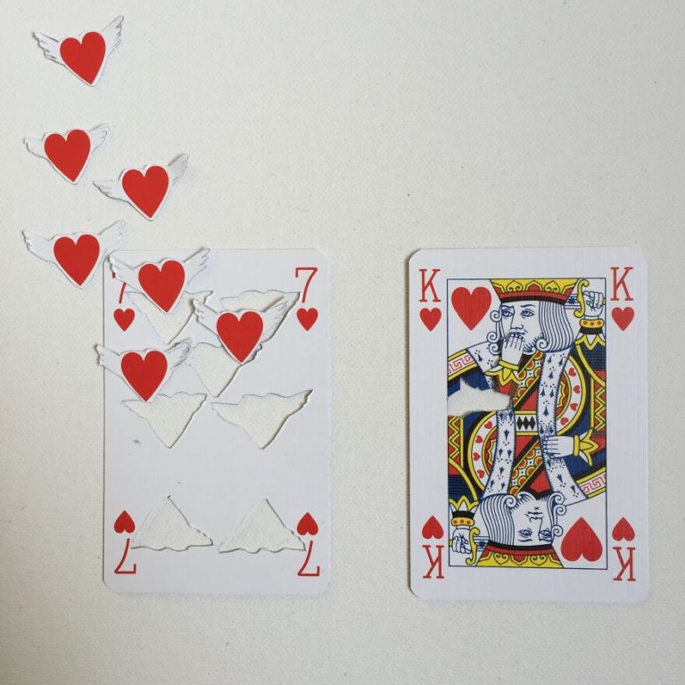 Artist Makes Playing Card Collages To Display Scenes Of Love, Loss, And ...