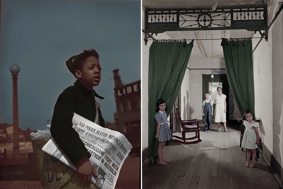 Life of the U.S in the Early 1940s Through Incredibly Colorized Photos ...