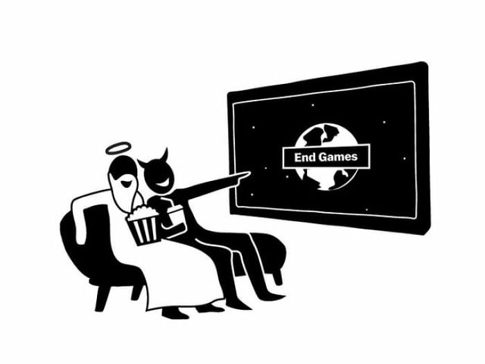 Artist Illustrated 2 Extremes That Seem To Oppose Each Other, But In ...