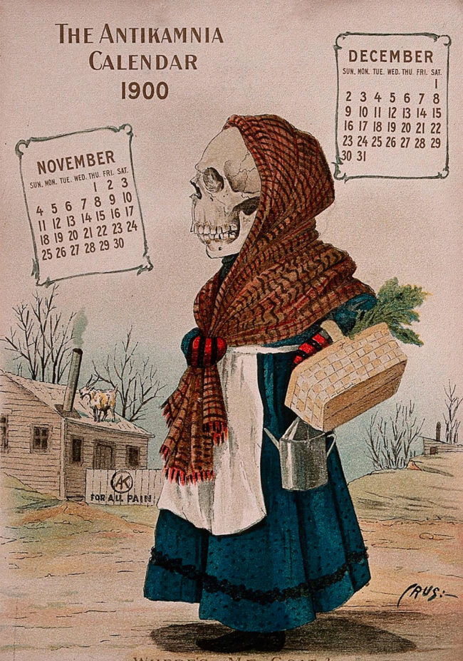 In the 1890s The Antikamnia Chemical Company Used Skeletons To Sell Its ...