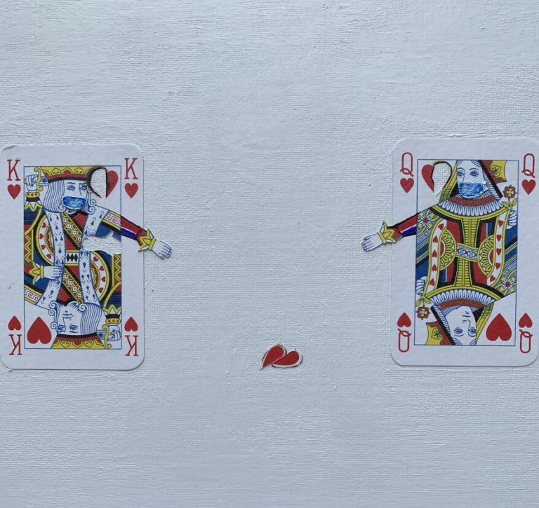 Artist Makes Playing Card Collages To Display Scenes Of Love, Loss, And ...