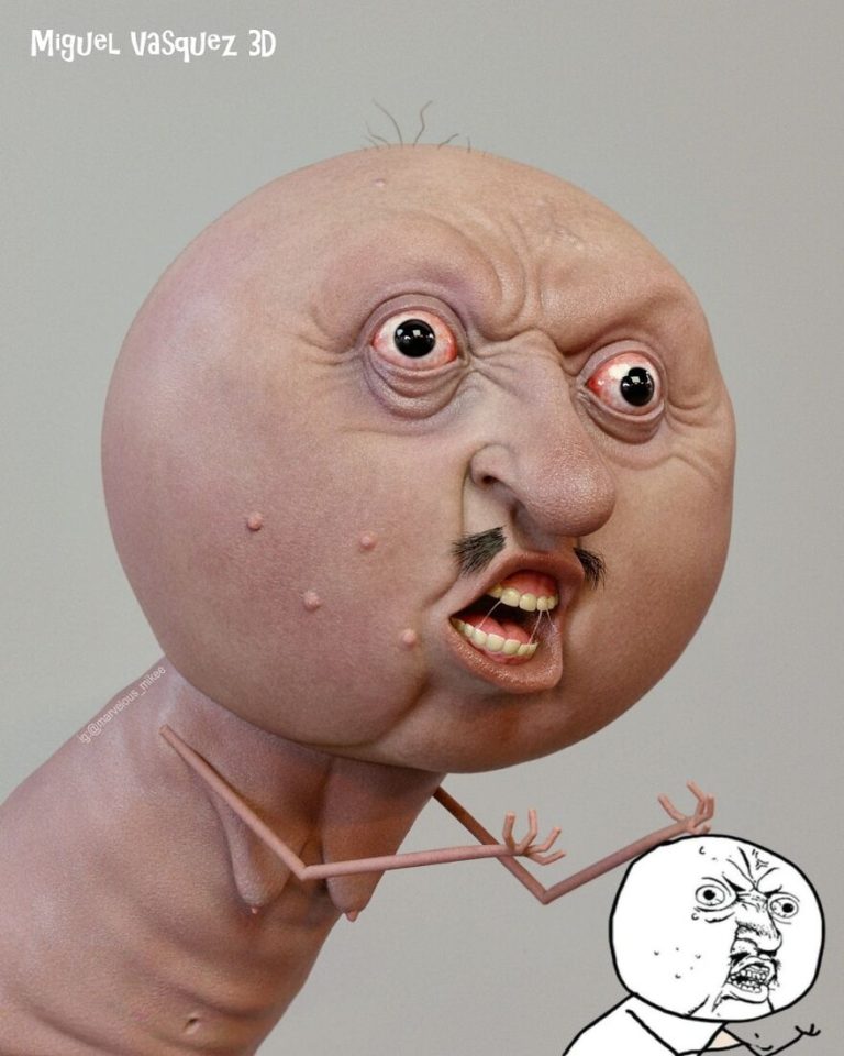 Artist Ruins The Childhood By Creating Bizarre 3D Versions Of ...