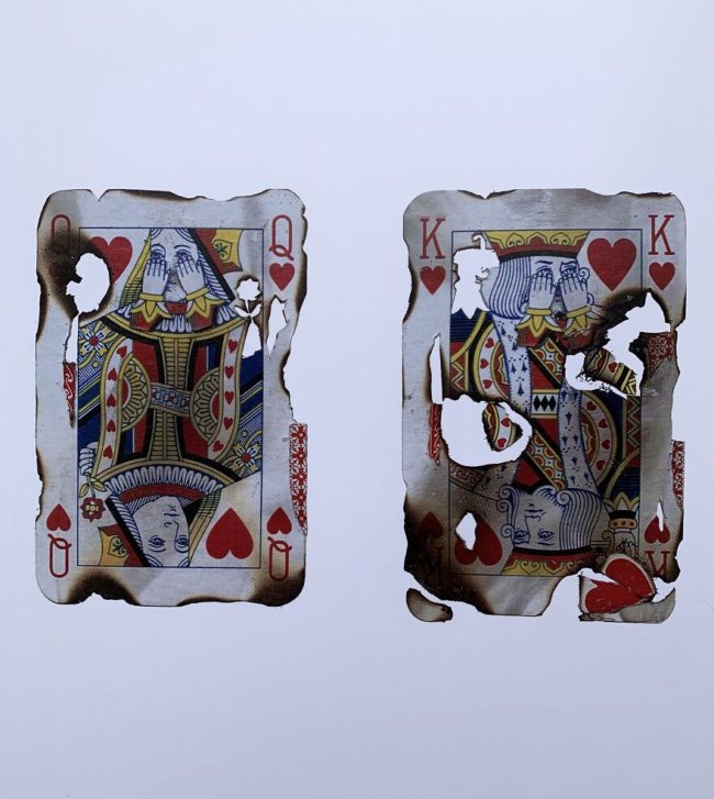 Artist Makes Playing Card Collages To Display Scenes Of Love, Loss, And ...