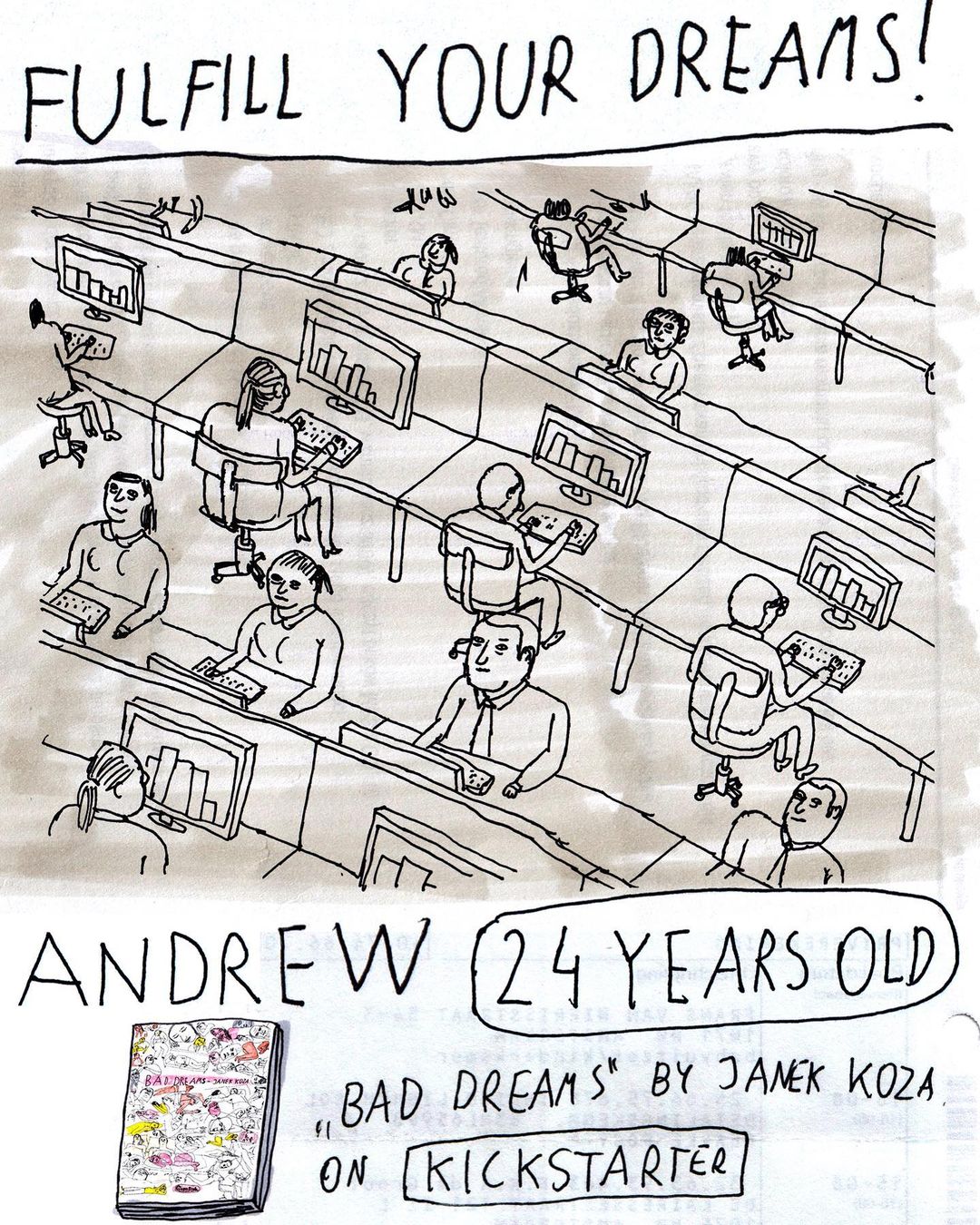 Ugly Art for Ugly Times: Bizarre Cartoons by Janek Koza » Design You ...