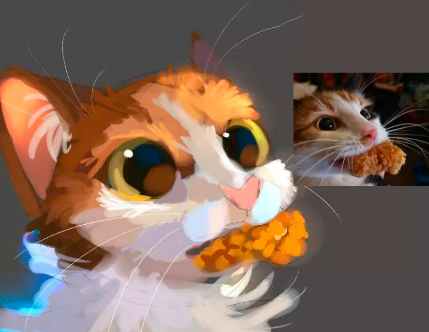 This Artist Creates Amazing Illustrations Based On Wholesome Pet Photos ...