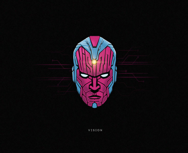 Facetters: Designer Created a Cool Collection of “Hero Logos ...