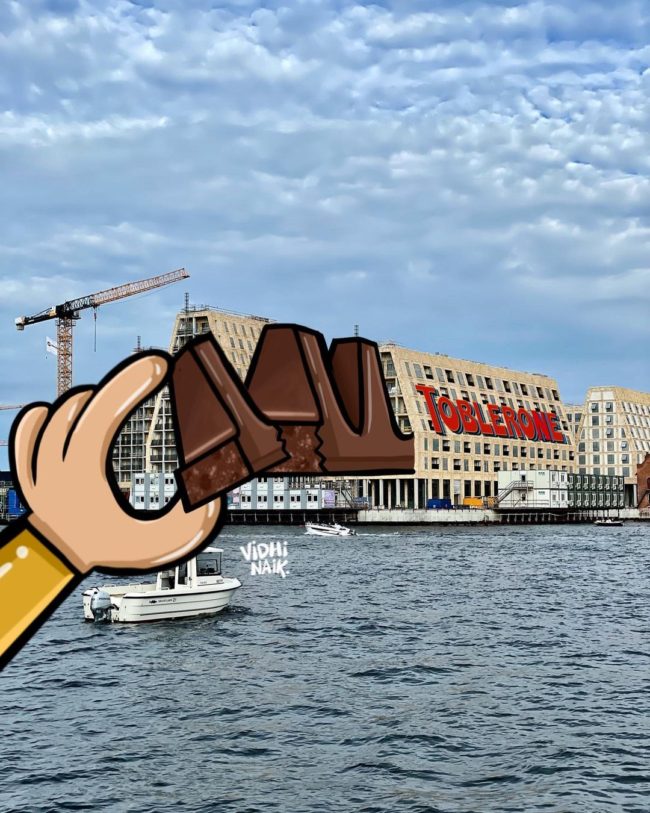 This Artis Creates Creative Cartoon Drawings On Pictures Of Everyday ...
