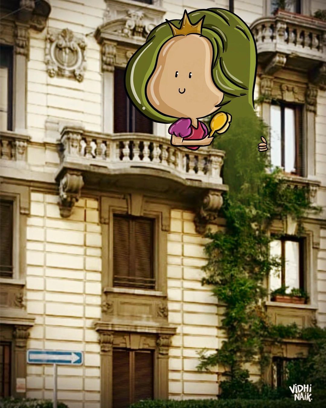This Artis Creates Creative Cartoon Drawings On Pictures Of Everyday ...