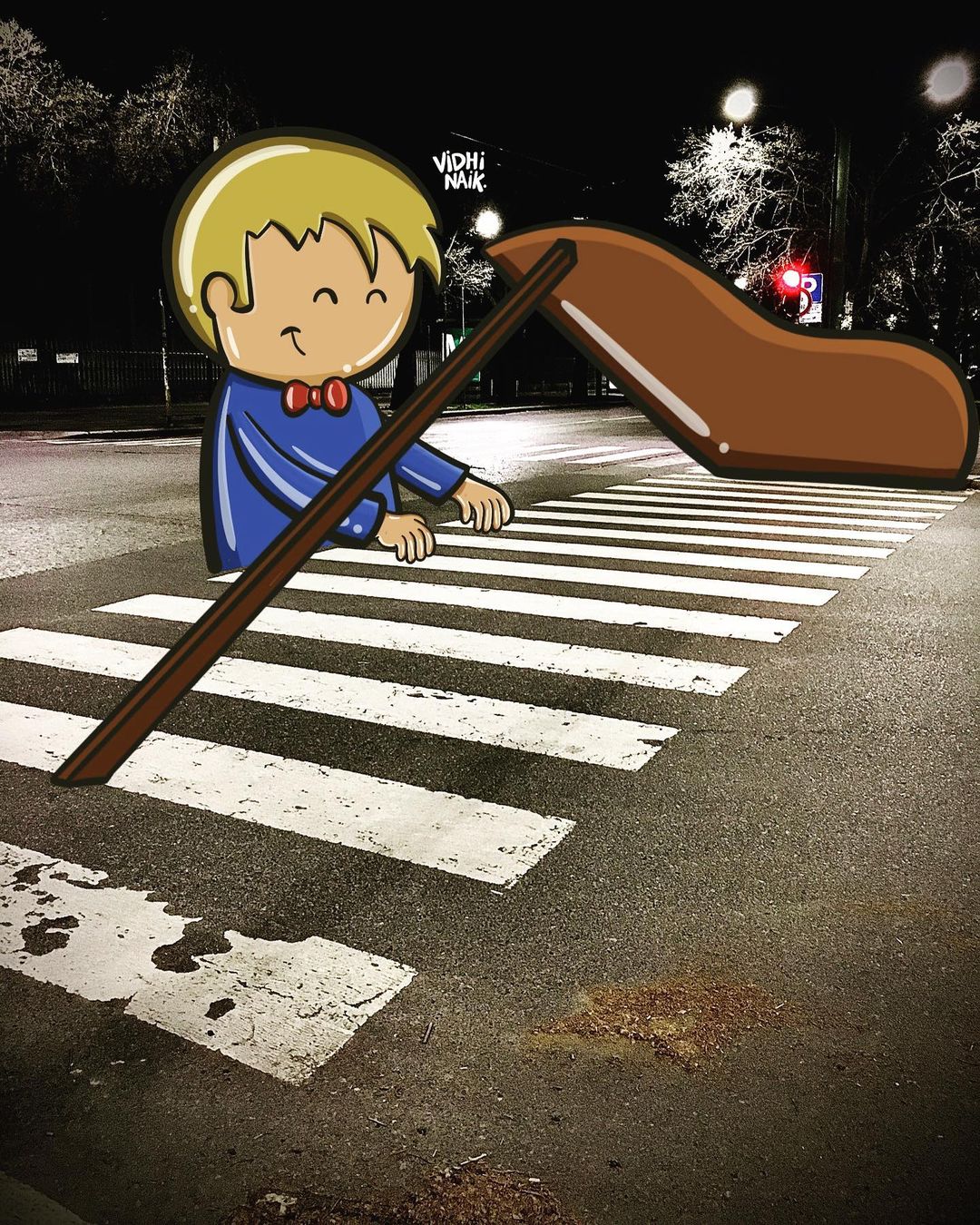 This Artis Creates Creative Cartoon Drawings On Pictures Of Everyday ...