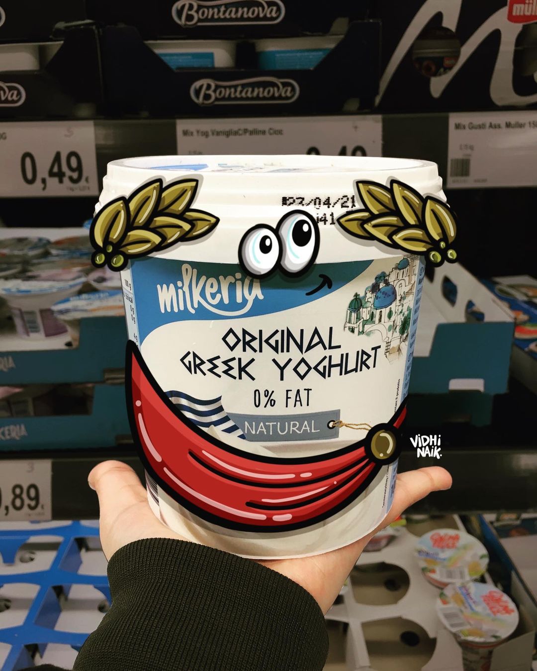This Artis Creates Creative Cartoon Drawings On Pictures Of Everyday ...