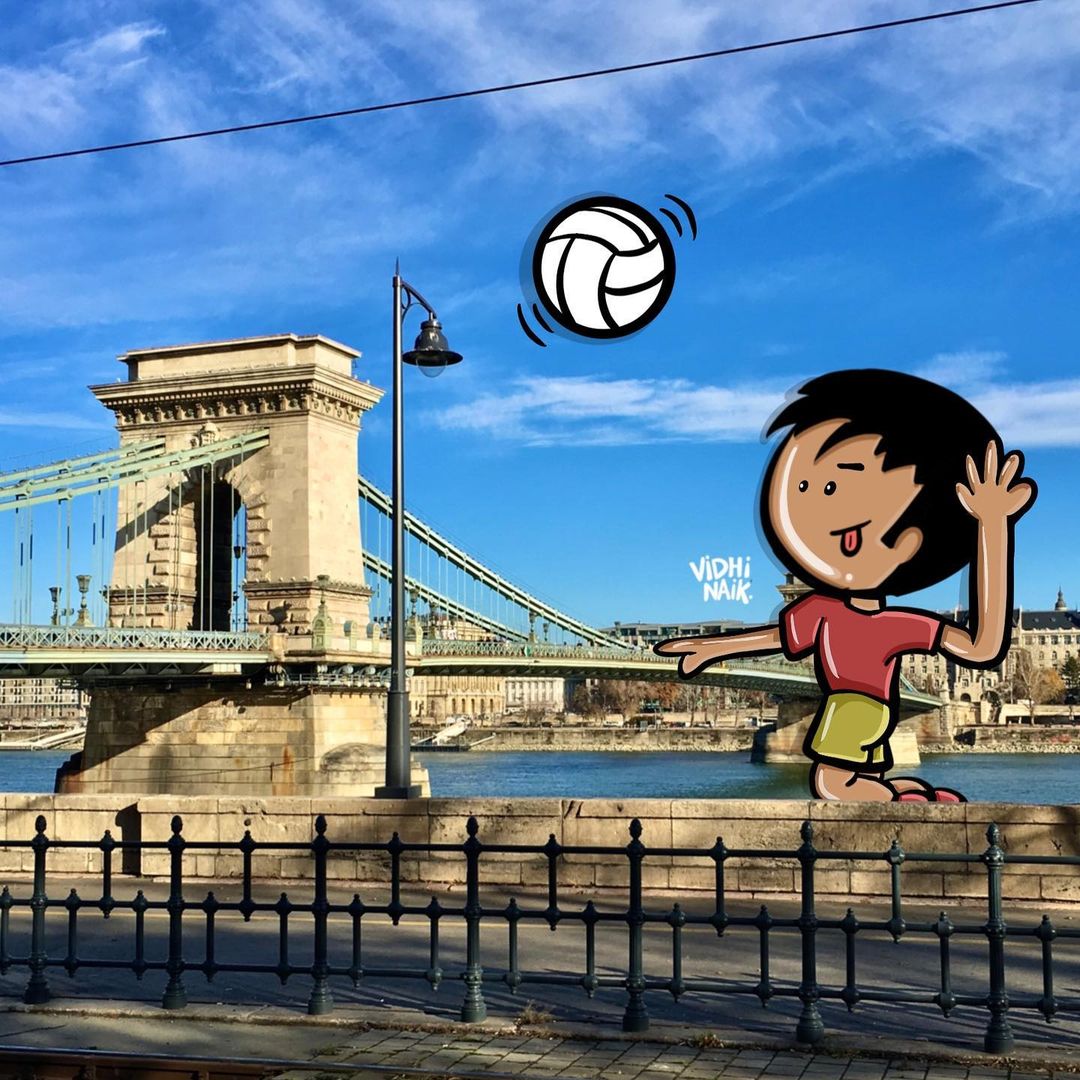 This Artis Creates Creative Cartoon Drawings On Pictures Of Everyday ...