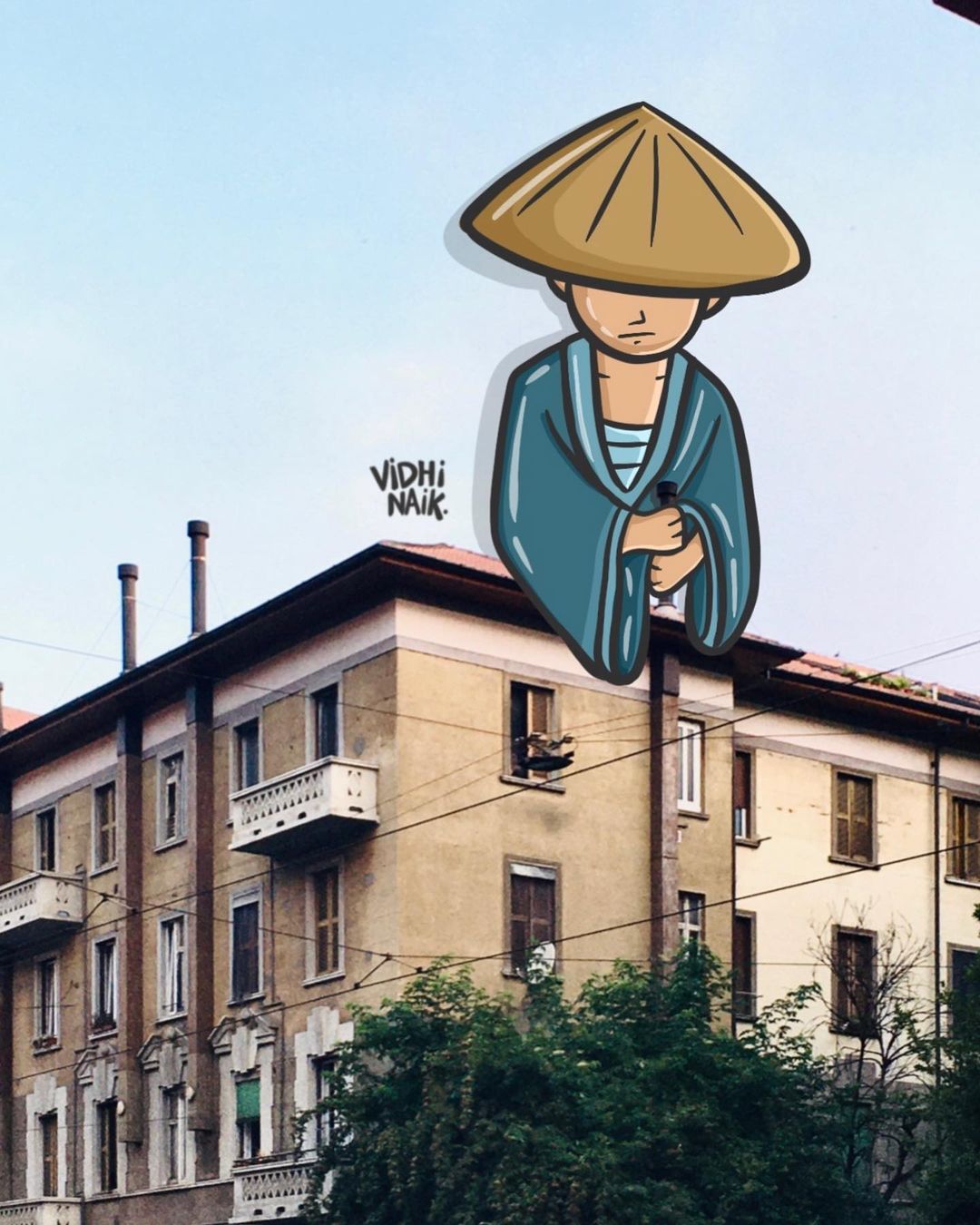 This Artis Creates Creative Cartoon Drawings On Pictures Of Everyday ...
