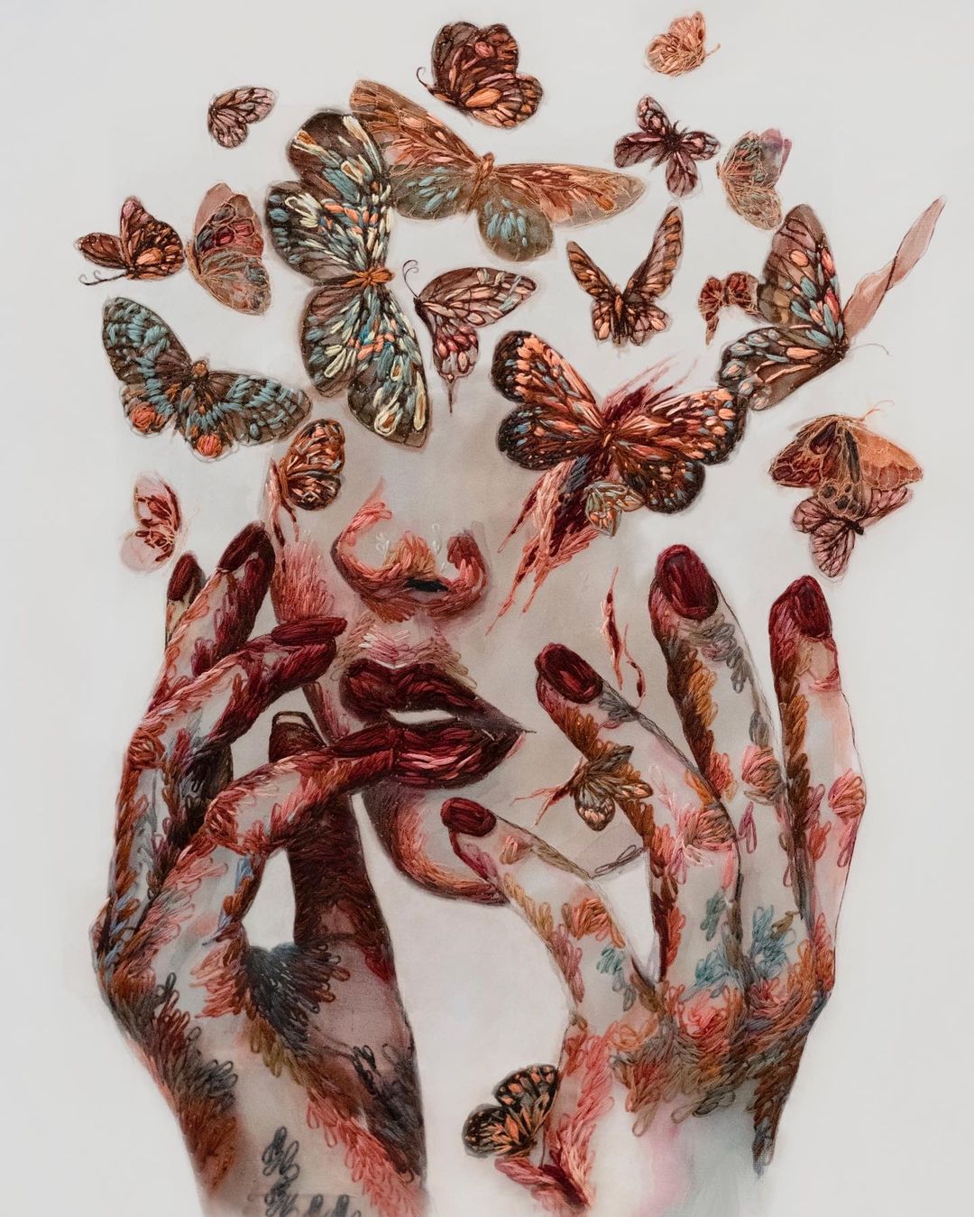 Self-Taught Artist Uses a Unique, Personalized Art Technique of ...