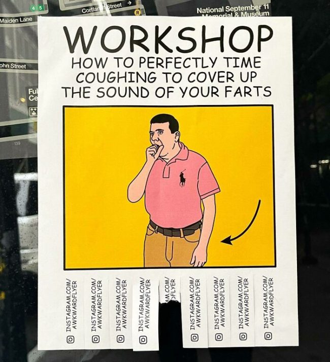 Artist Makes Super Awkward Flyers And Hang Them In The Streets » Design ...