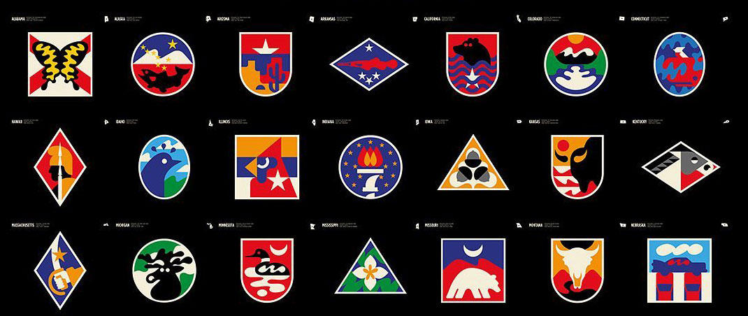 The US States Brand Identity Clearly Illustrated by Bogdan Katsuba ...