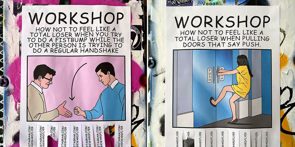 Artist Makes Super Awkward Flyers And Hang Them In The Streets » Design ...